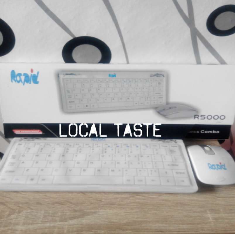 Jual Rapid Keyboard Plus Mouse Wireless Rapid 5000 Putih di Seller ...