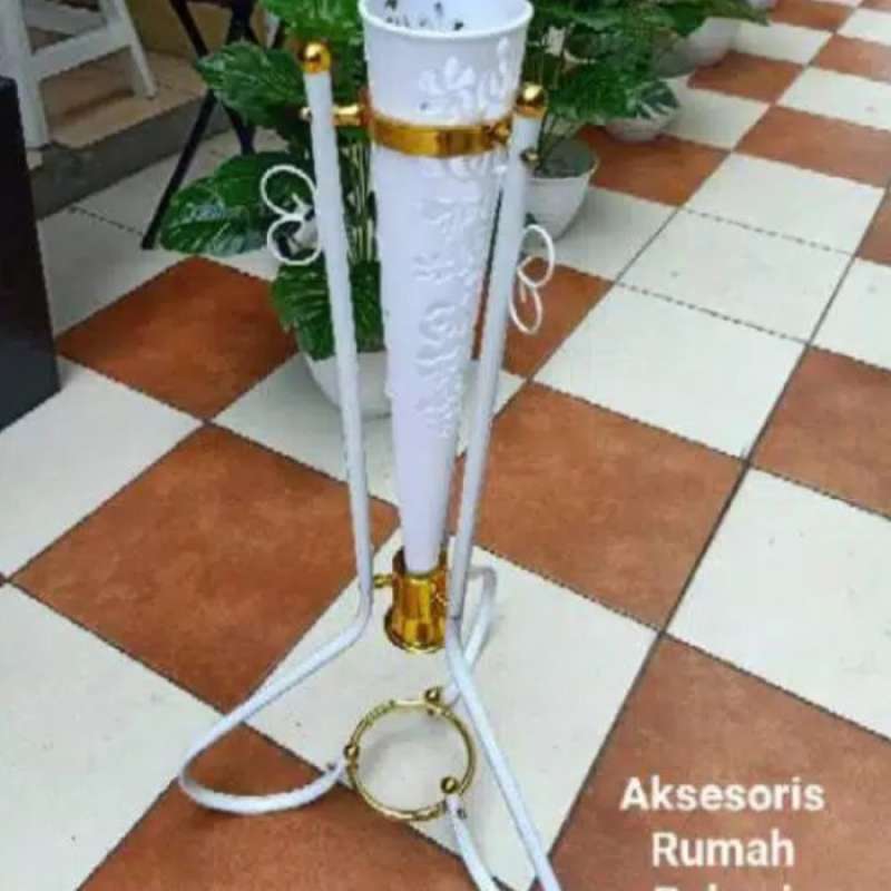 Promo Pot standing besi import vas besi corong Diskon 10% di Seller ...