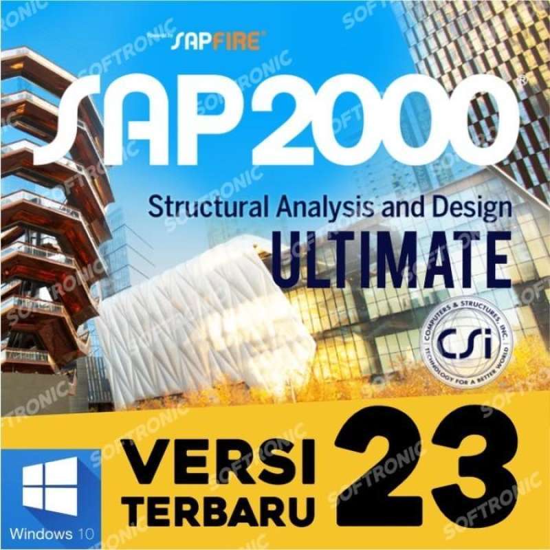 Jual CSI SAP2000 Ultimate 23 for Win108 64Bit Work di Seller Indo soft ...