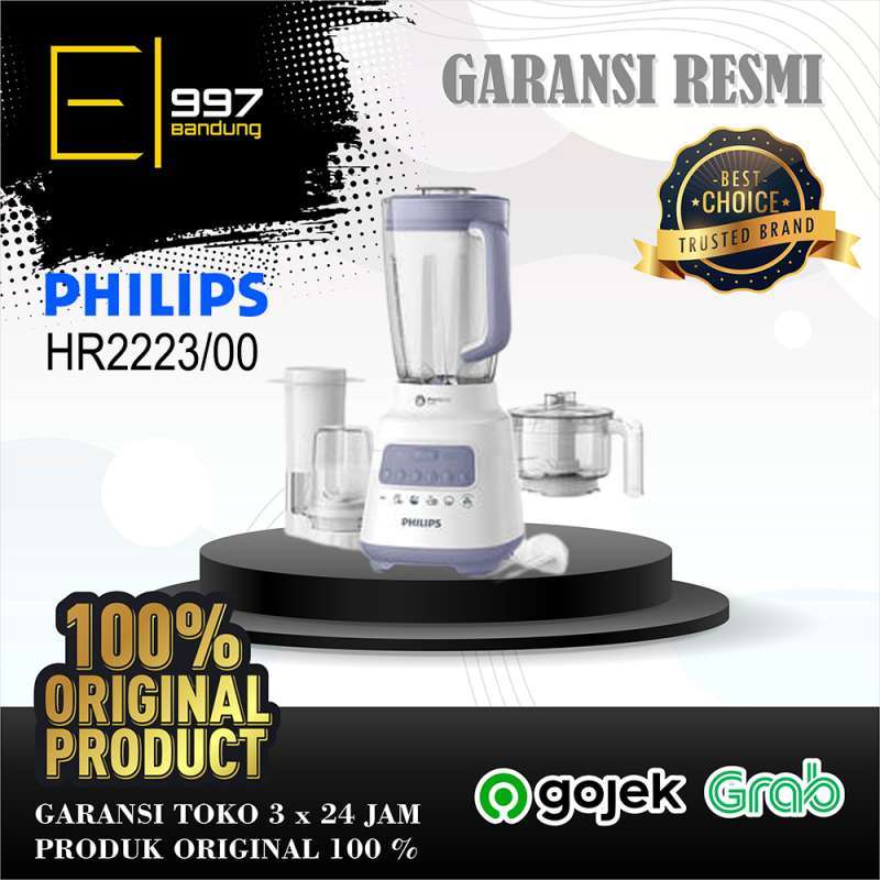 Jual BLENDER PHILIPS HR-2223 / HR2223 , 2L 5000 SERIES - HR2223/60 di ...
