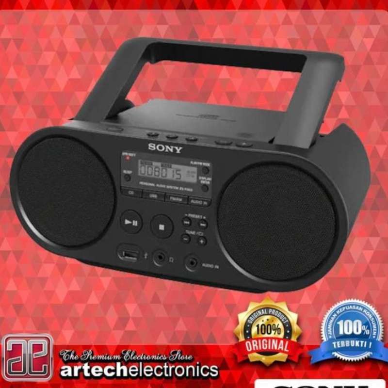 Jual SONY Portable Boombox Radio CD Player USB ZS PS 50 di Seller Artech Electronics - Artech ...
