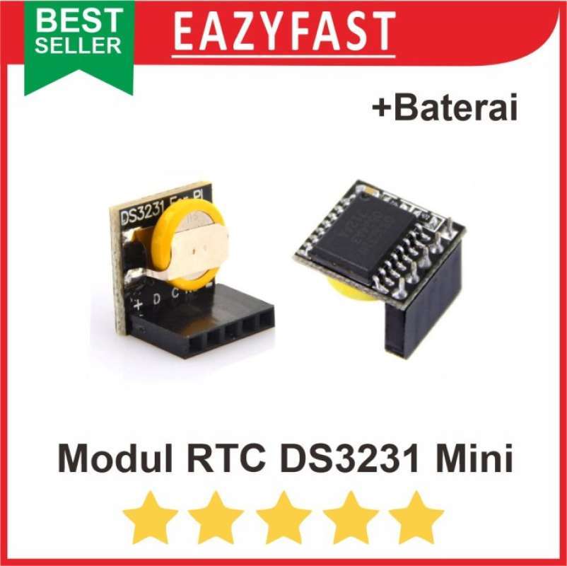 Jual Module Ds3231 Mini I2c Rtc Baterai Modul Jam Arduino Raspberry