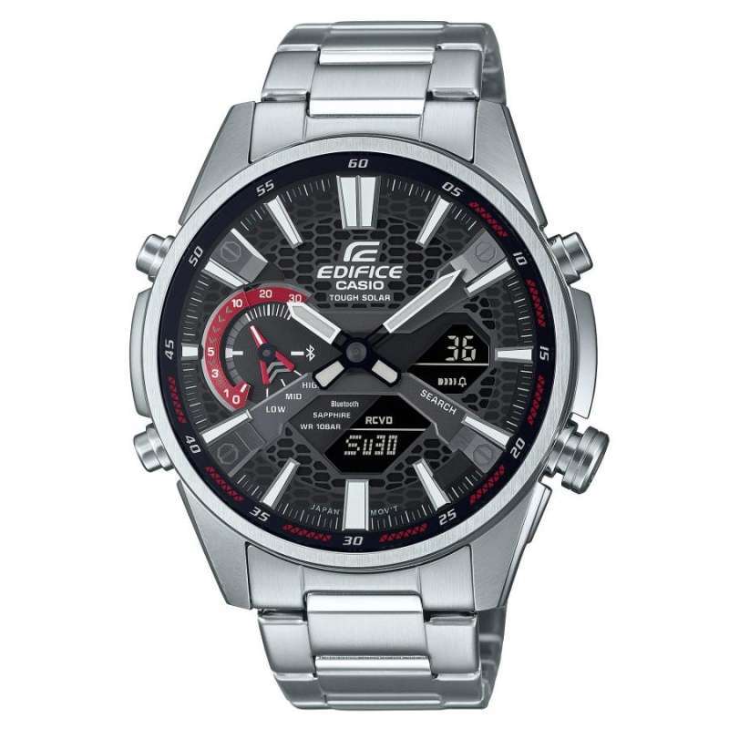 Jual Casio Edifice ECB-S100D-1ADF Jam Tangan Pria Double TIme ECB-S100D-1A di Seller Duniawatch1 ...
