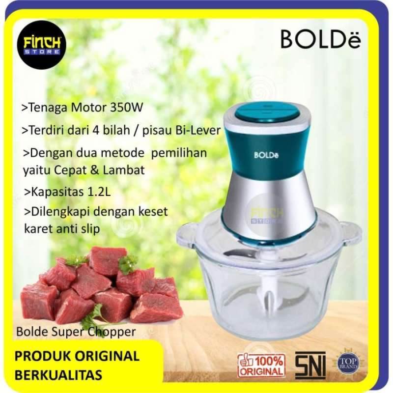 Promo Bolde Super Chopper Pemotong Daging Dan Biji-bijian - Biru - Biru ...