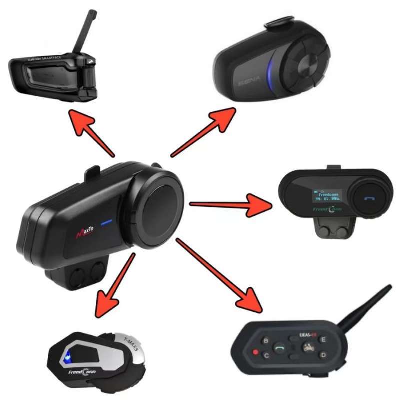 Jual Maxto M2 Intercom 6 Rider / Intercom Maxto M2 6 Rider TERLARIS ...