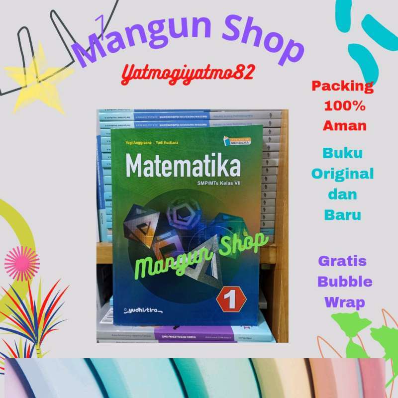 Jual Buku Matematika Kelas Vii.7 Smp Kurikulum Merdeka Yudhistira Di ...