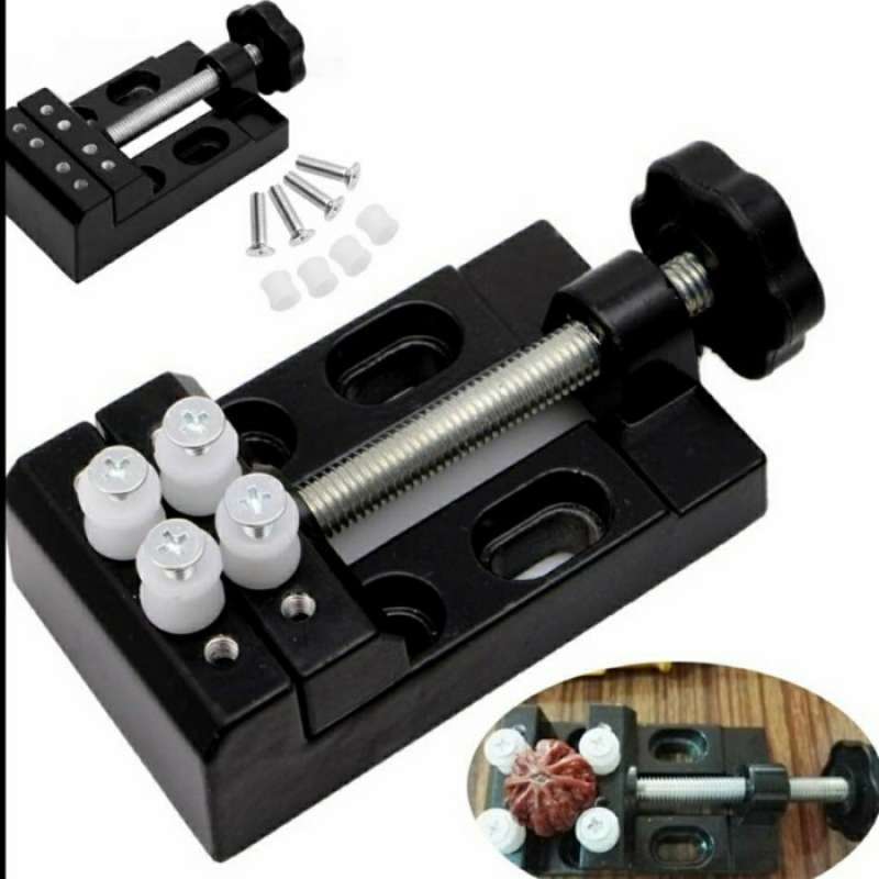 Promo Klem Bor Micro - Mini Carving Bench Vise - Mini Clamp Table ...