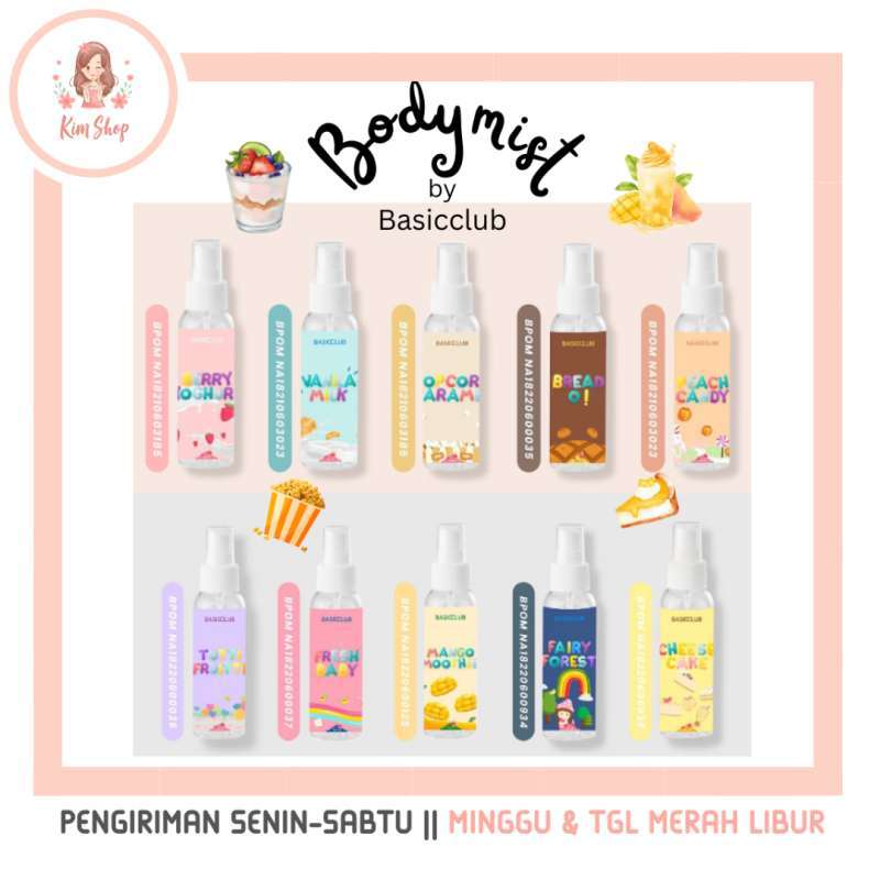 Basicclub Body Mist Lengkap Harga Terbaru April 2024 | Blibli