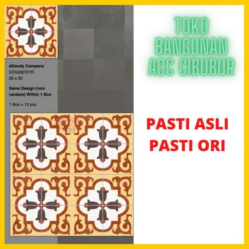 Jual Granit 30x30 Matt Batik Roman Granit GTA332721R dGaudy Campana di ... Jual Granit 30x30 Matt Batik Roman Granit GTA332721R dGaudy Campana di ...