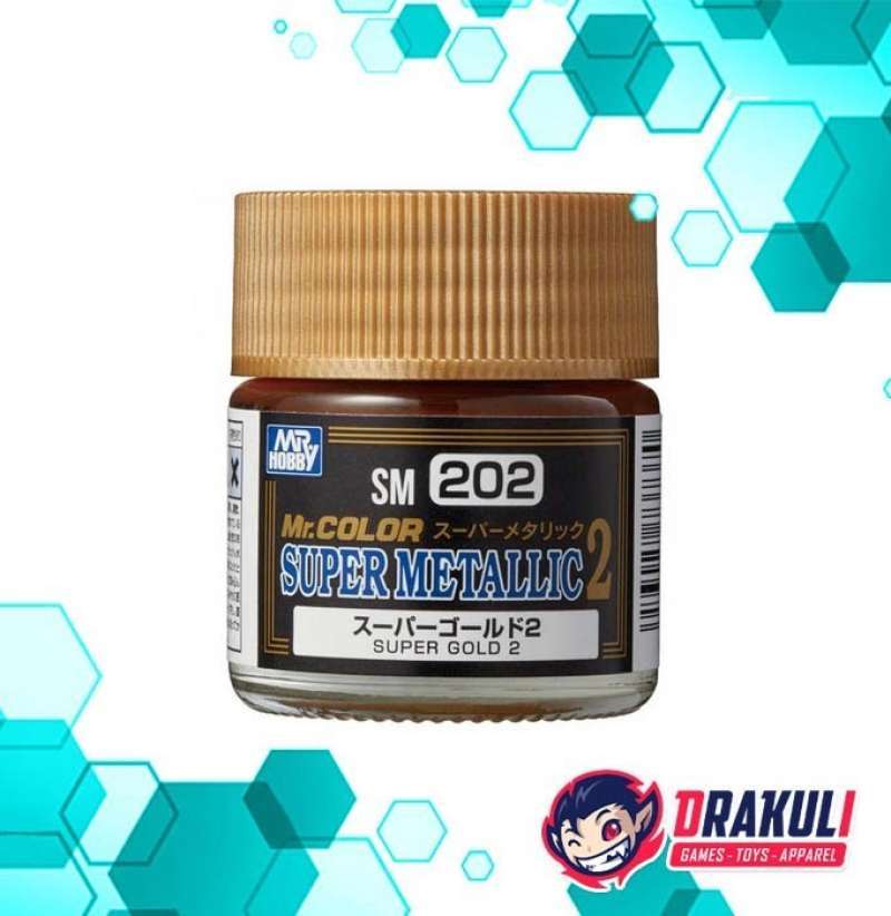 Jual Mr. Hobby Mr. Color Paint Super Metallic 2 – Super Gold 2 SM202 di Seller Drakuli Games ...