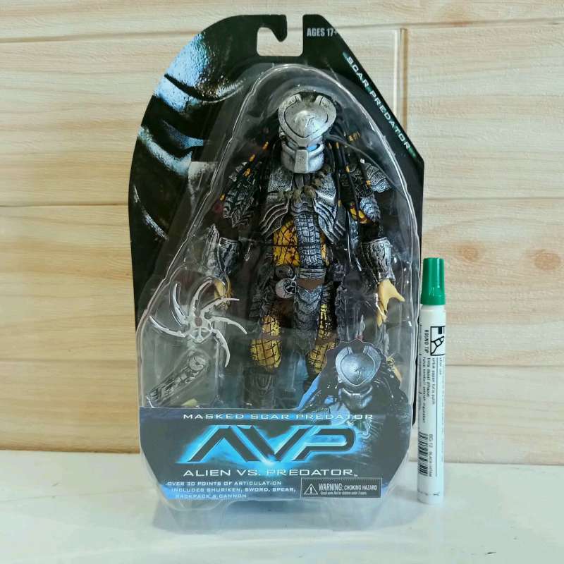 Jual Mainan Figure Masked Scar Predator Avp Alien Vs Predator Avp Movie ...