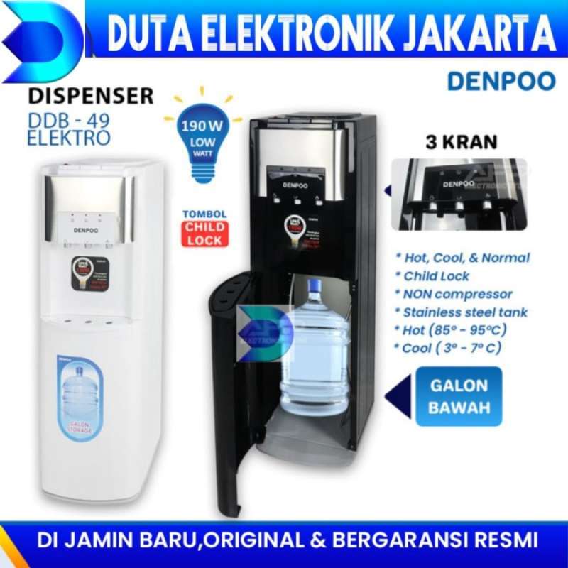 Jual Denpoo Ddb-49 Low Watt Dispenser Galon Bawah Di Seller Honey ...