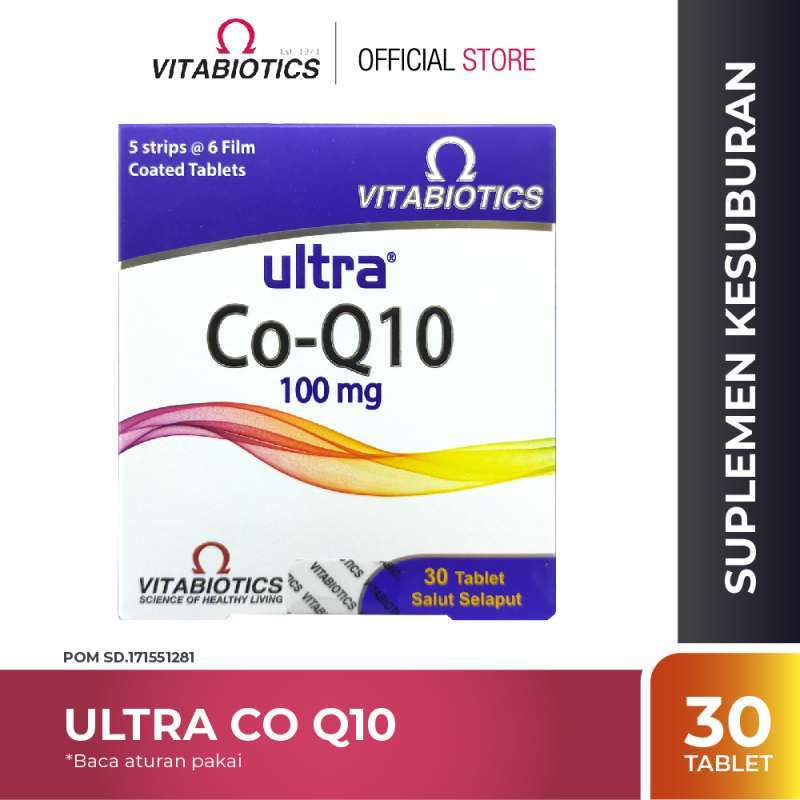 Jual Vitabiotics Ultra Co Q10 Suplemen Kesehatan Reproduksi Pria dan ...