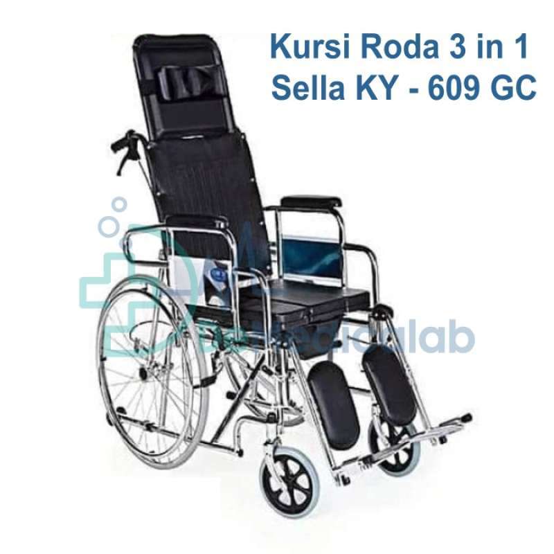 Jual Kursi Roda 3 in 1 Sella KY - 609 GC di Seller Pegazuz Store ...