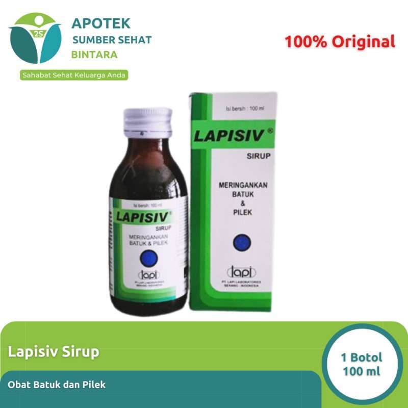 Jual Lapisiv Sirup Obat Batuk Dan Pilek Di Seller Apotek Sumber Sehat ...