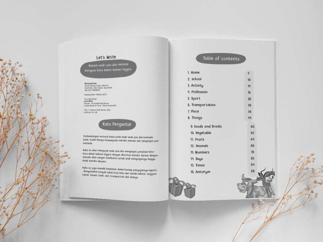 Jual Buku Belajar Aktivitas Anak Latihan Menulis Tulis Kata Bahasa Inggris Let's Write Anak Tk ...