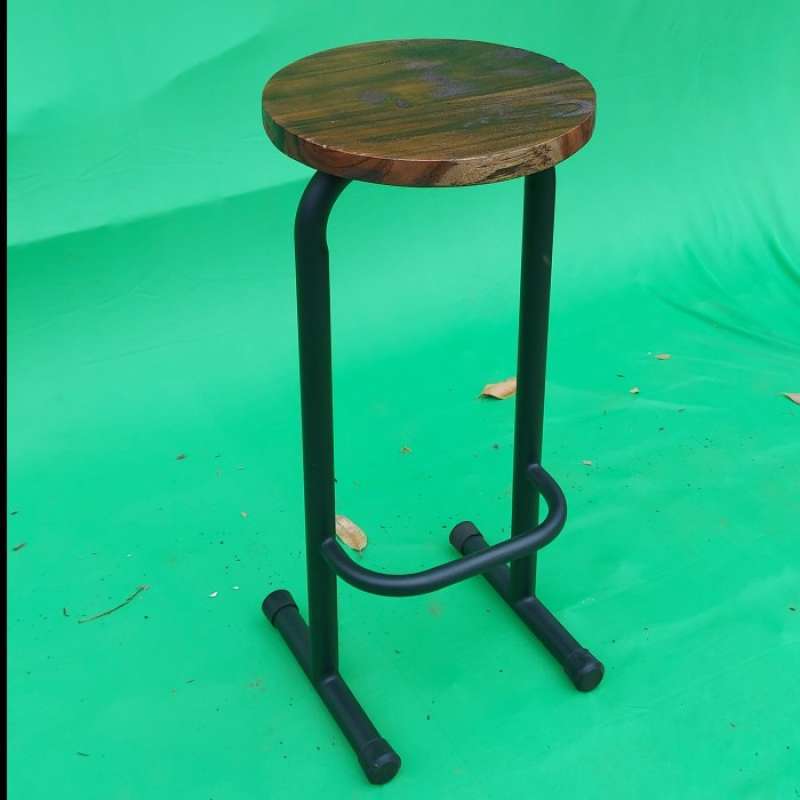 Jual Bangku Bar Kursi Bar Industrial Furniture Interior Ebony Bar Stool ...