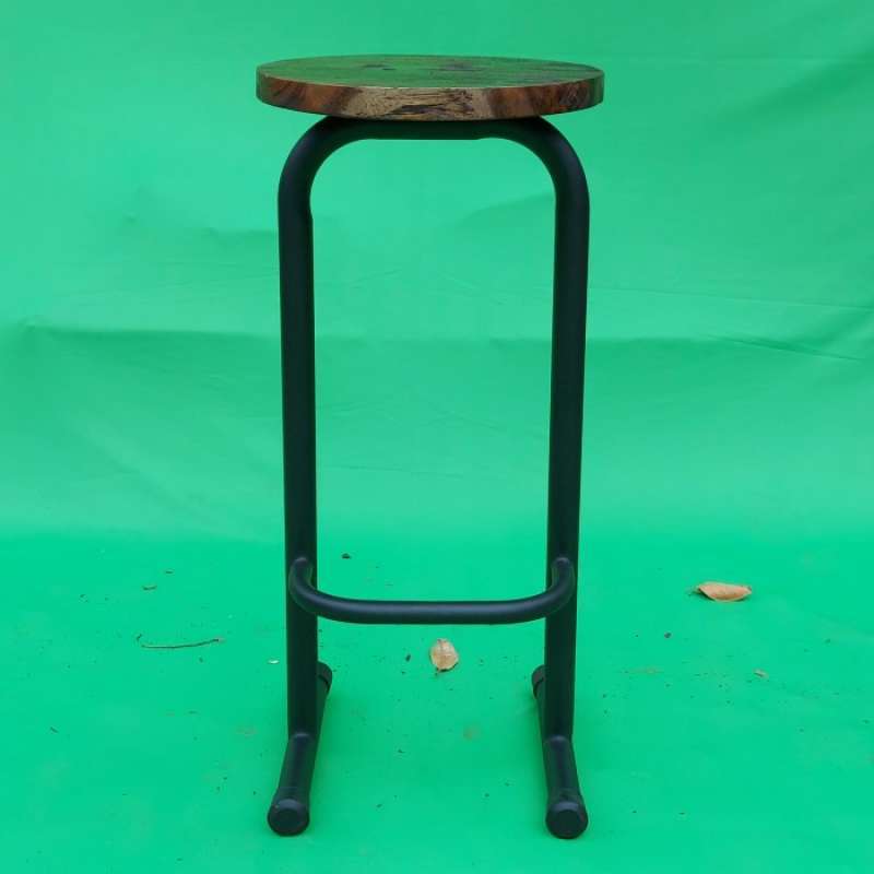 Jual Bangku Bar Kursi Bar Industrial Furniture Interior Ebony Bar Stool ...