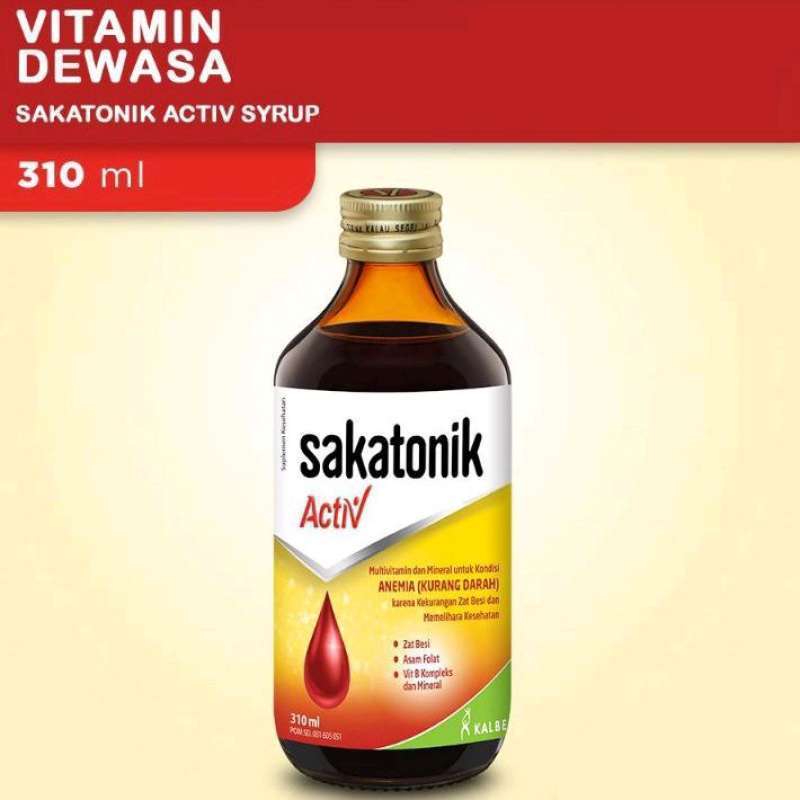 Jual Sakatonik Activ Syrup Multivitamin & Mineral Untuk Anemia Botol ...