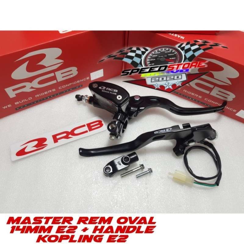 Jual Master Rem Rcb 14mm Kanan E2 Tabung Oval Kiri Kopling Set Rcb E2 ...