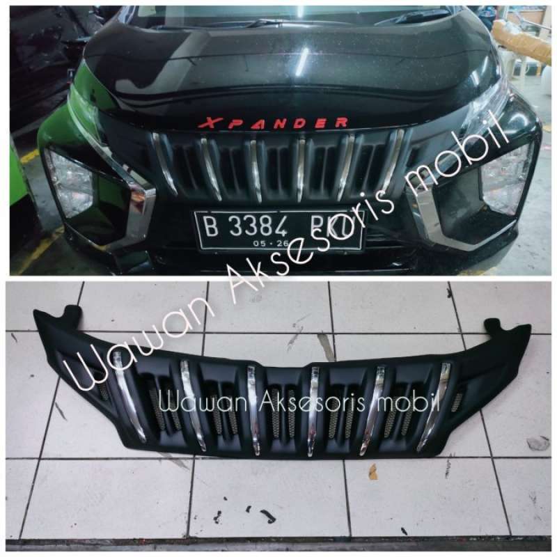Jual Gril Apollo xpander hitam doff Lis chrom gril xpander di Seller ...