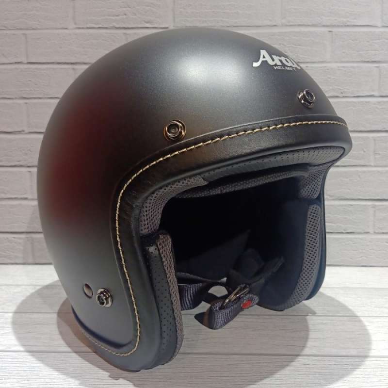 Jual ARAI CLASSIC AIR FLAT BLACK HELM RETRO HELM VINTAGE ORIGINAL SNI ...
