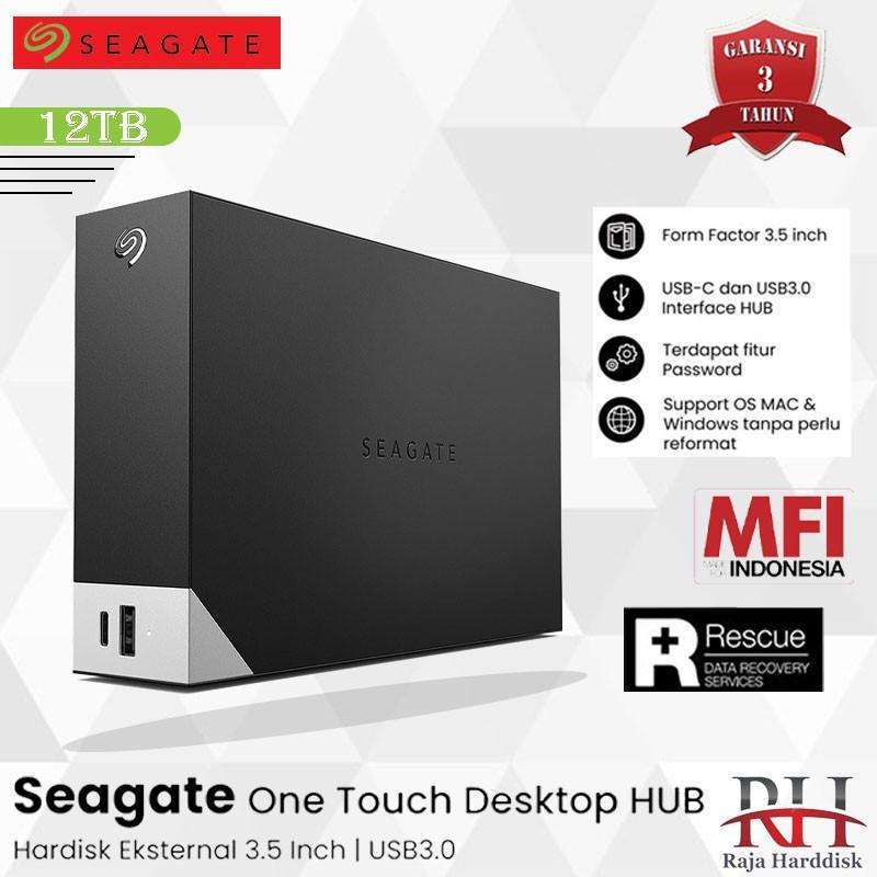 Jual Seagate One Touch Desktop Hub HDD / Hardisk Eksternal 12TB USB3.0 ...