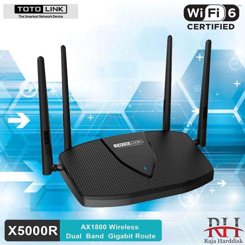 Jual Totolink Router X5000R - AX1800 WiFi 6 - Dual Band Gigabit Router 1800 di Seller Raja ...
