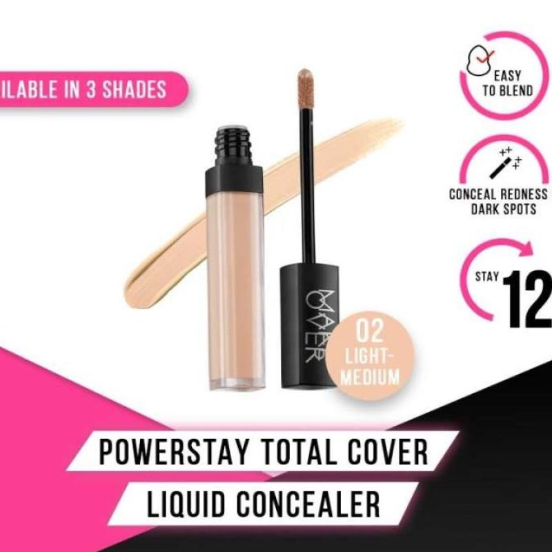 Jual Make Over Powerstay Total Cover Liquid Concealer Di Seller Shavin ...