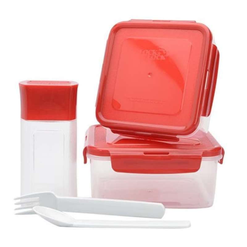 Jual Lock N Lock Gift Set Lunch Box Tempat Bekal Makan Minum di Seller ...