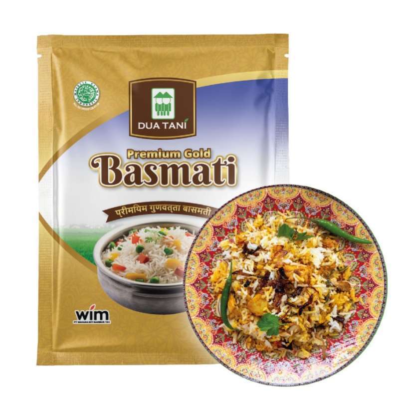 Jual Beras Basmati Dua Tani 1kg- Halal Cocok Untuk Nasi Kebuli Di ...