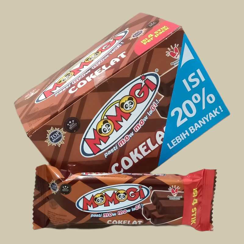 Jual Momogi Rasa Coklat Isi 4 Stick Snack 12gr [10 sachet/box] di ...