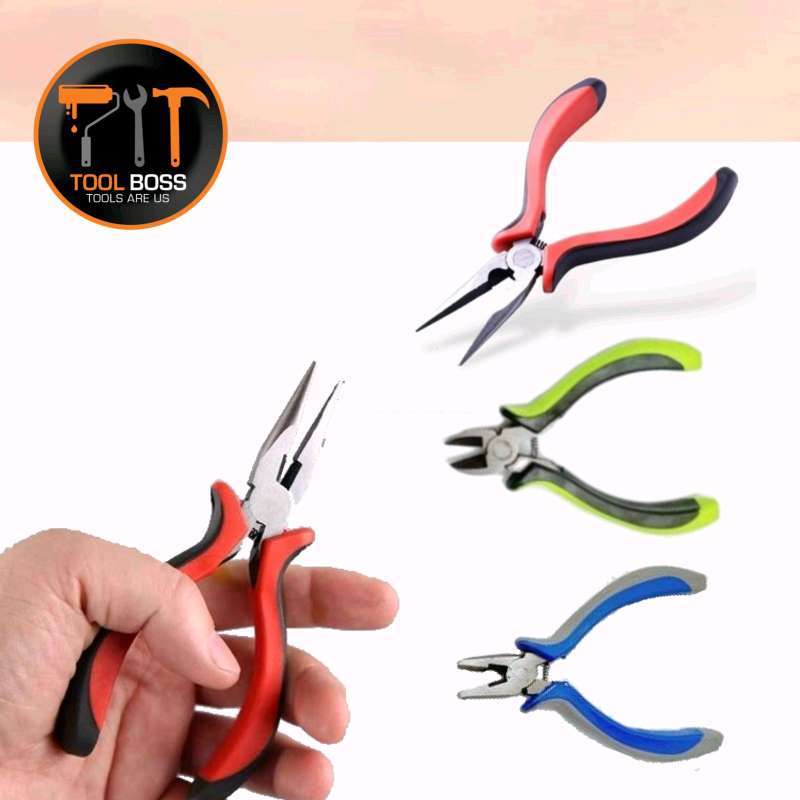 Jual Tang Mini Kombinasi Cutter Long Nose -tang Kombinasi Di Seller ...
