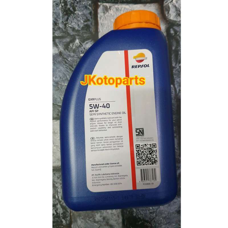 Jual Oli Mesin Repsol Gxr Plus 5w-40 Sp 1l Di Seller Jkotoparts ...