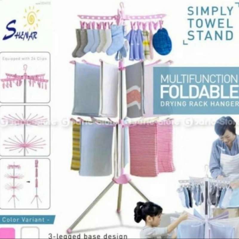 Jual Jemuran Menara/ Jemuran Portable / Jemuran Pakaian Bayi di Seller ...