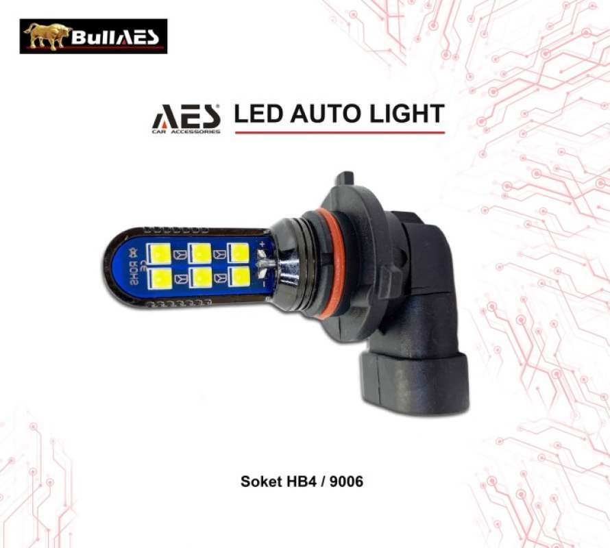 Jual Bohlam LED 9006 HB4 12 Titik Tipe LED 3030 PREMIUM LED AES di ...