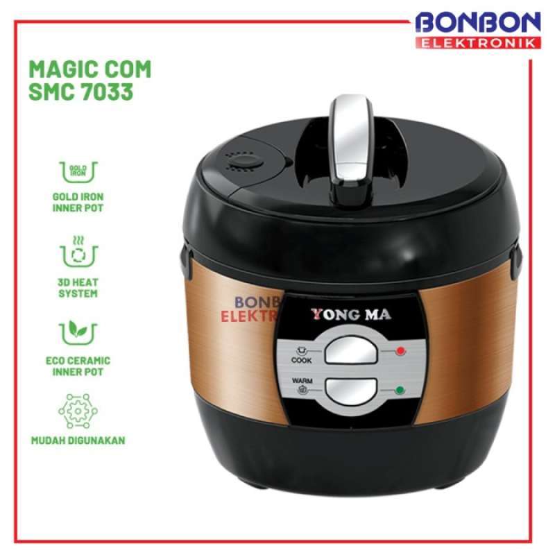 Promo YONG MA Rice Cooker 2L YMC 703 / SMC 7033 Yongma Magic Com ...