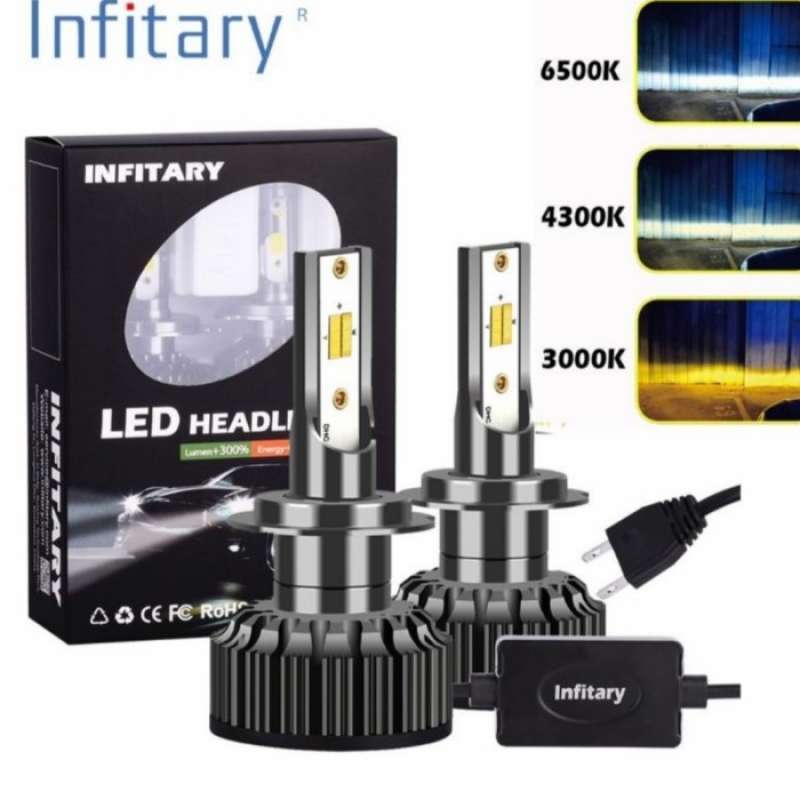 Jual lampu led infitary 3 warna lampu led mobil h11 di Seller Gajendra ...