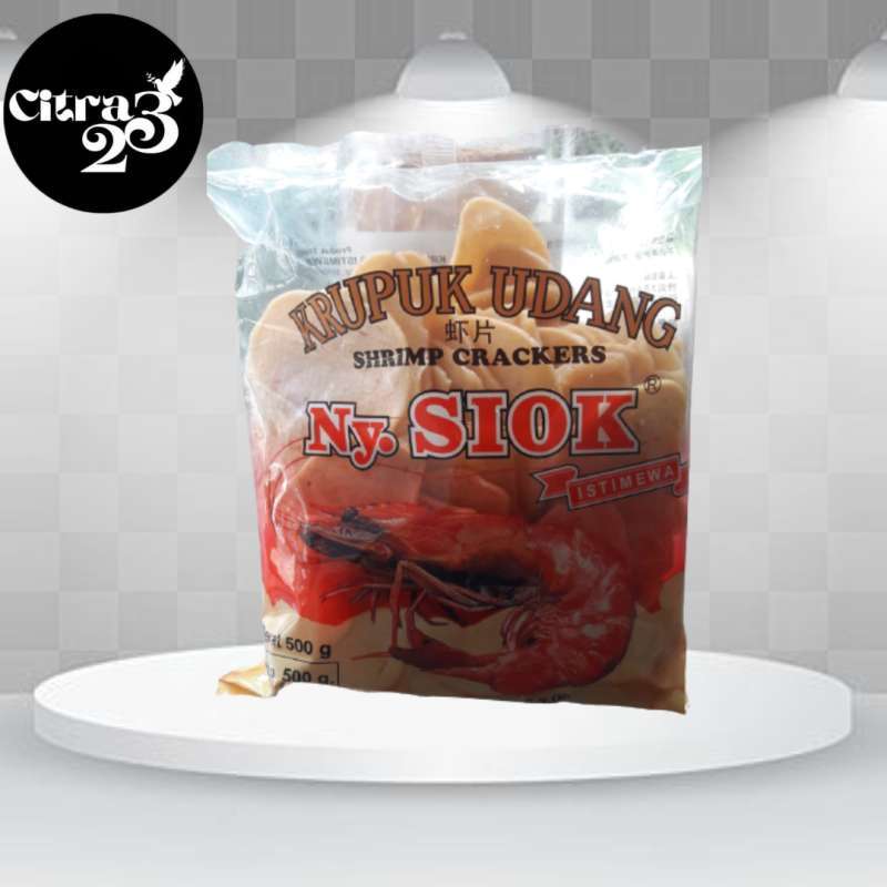 Jual Kerupuk Udang Oval Ny/Nyonya Siok 500gr - Enak,Renyah,Nikmat!! di ...