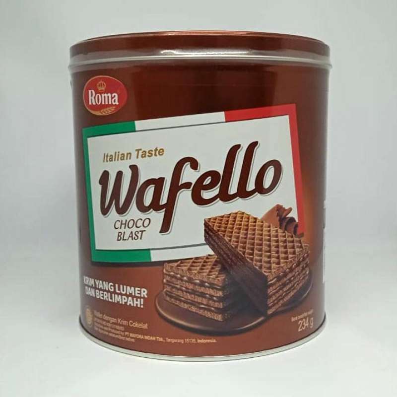 Jual Wafer Roma Waffelo Coklat Kaleng- Choco Blast Di Seller Arsan ...