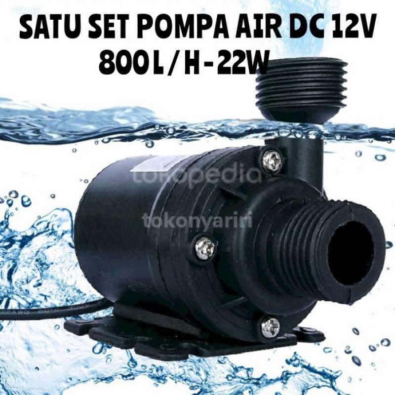 Promo Pompa Air Celup DC 12V + Adaptor 12V - Pompa Air Mini Celup ...