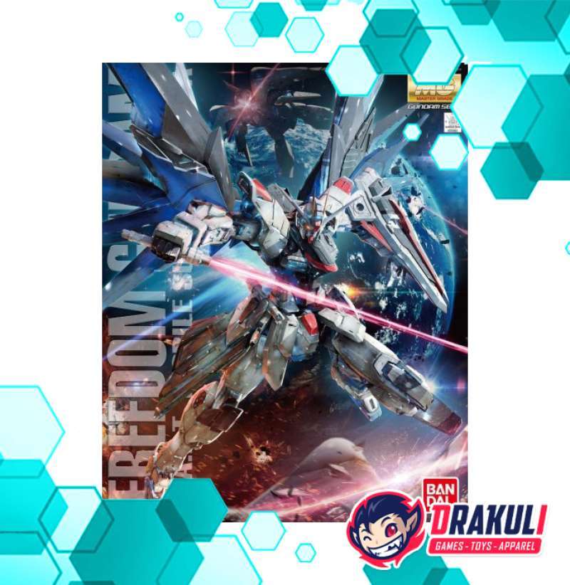 Jual BANDAI Plamo MG Freedom Gundam Z.A.F.T. Mobile Suit ZGMF-X10A di Seller Drakuli Games ...