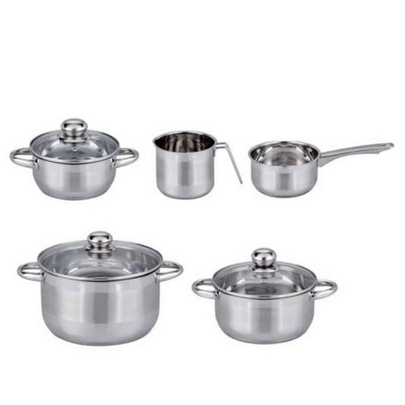 Jual Induction Panci Pot Pots Set 5 Stainless Steel Kompor Induksi ...