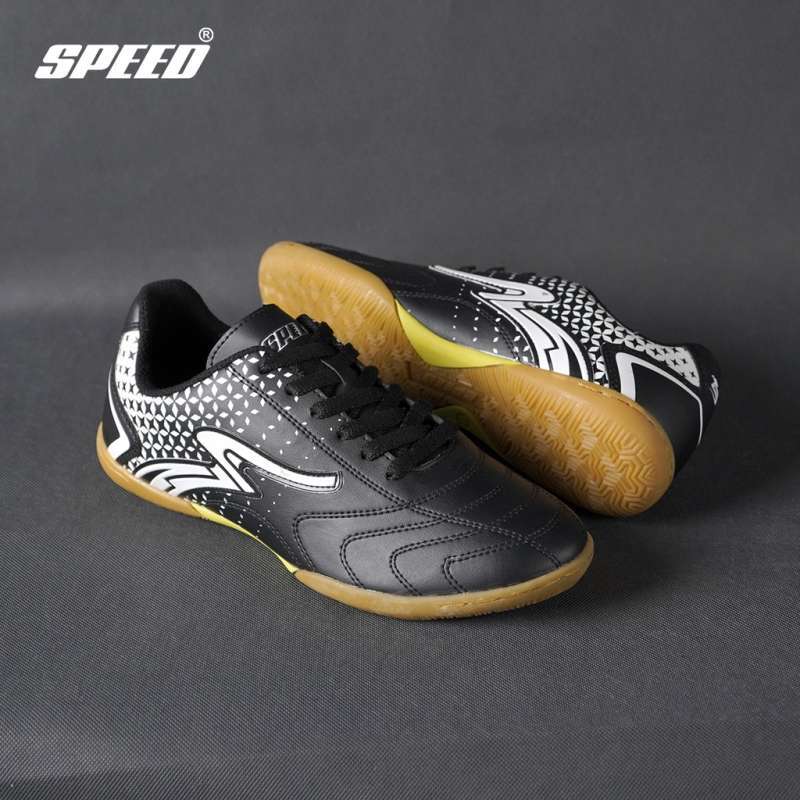 Promo Speed - Futsal Colonel - Hitam Putih - Sepatu Futsal Diskon 66% ...