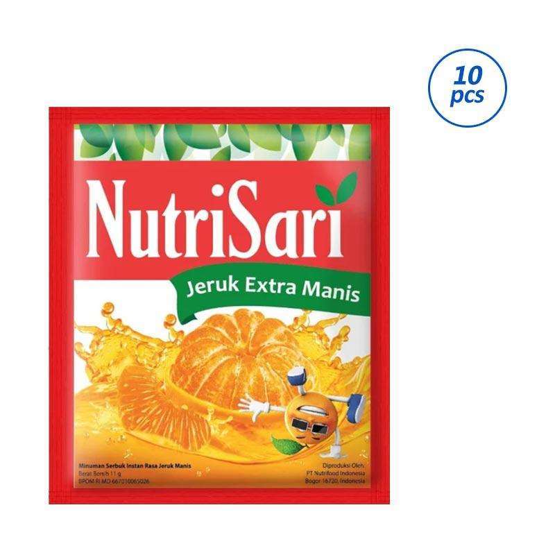 Jual Nutrisari Jeruk Extra Manis [10 sachet] di Seller All in Original ...