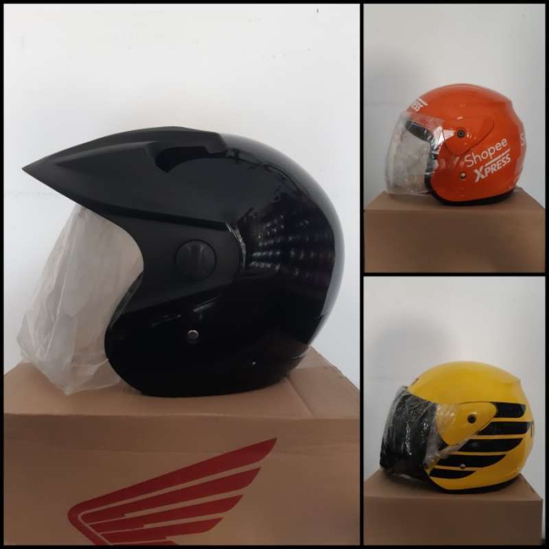 Jual HELM SNI Driver Ojek Online | Ojol Maxim Gojek Honda TRX Custom di ...