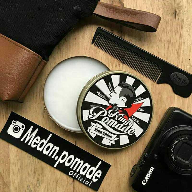 Jual KING POMADE SHINE HOLD POMADE AROMA SIRSAK 2.8 OZ FREE SISIR SAKU ...