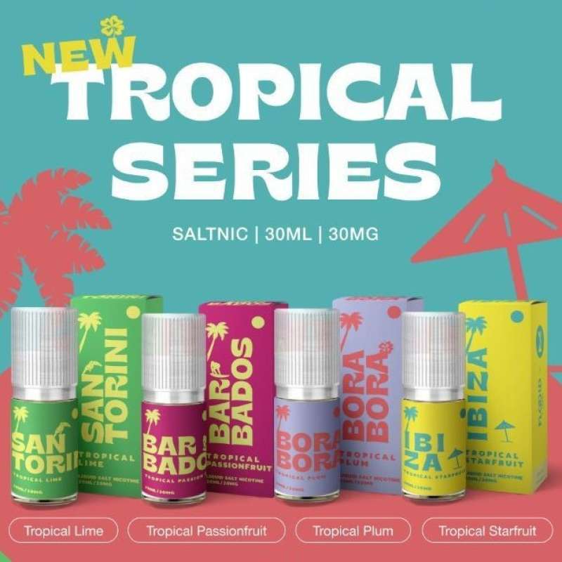 Jual FOOM TROPICAL SERIES SALTNIC 30ML BARBADOS BORABORA IBIZA ...