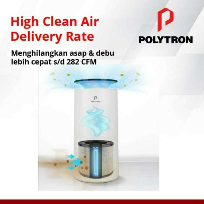 Jual Air Purifier Polytron PAP125 Coverage 25m2 Hepa Filter PAP-125 di ...