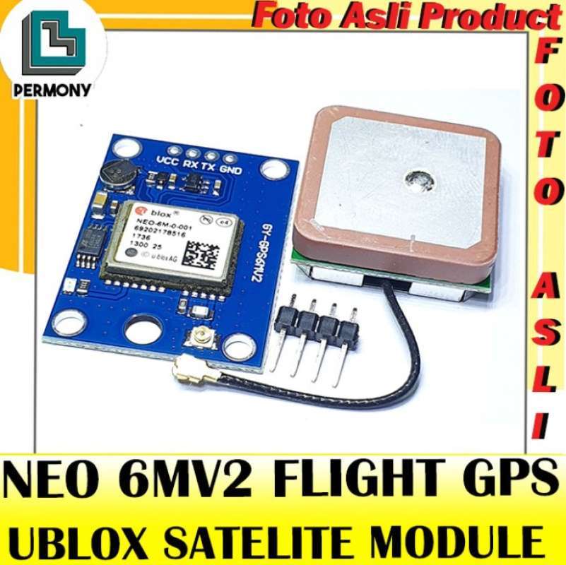 Jual GPS MODULE UBLOX NEO 6MV2 U-BLOX NEO-6M for ARDUINO, RASPBERRY ...